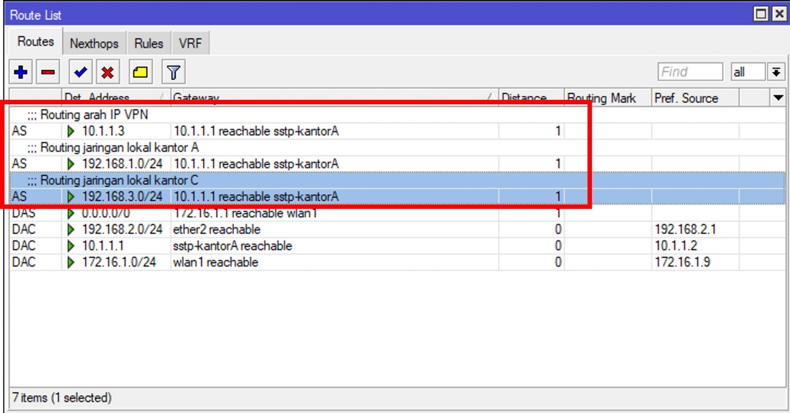 Citraweb.com : Routing Jaringan Lokal Pada Koneksi VPN